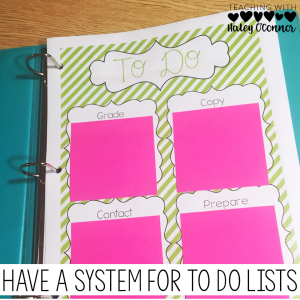 The Perfect Teacher Binder | Teaching With Haley O'Connor