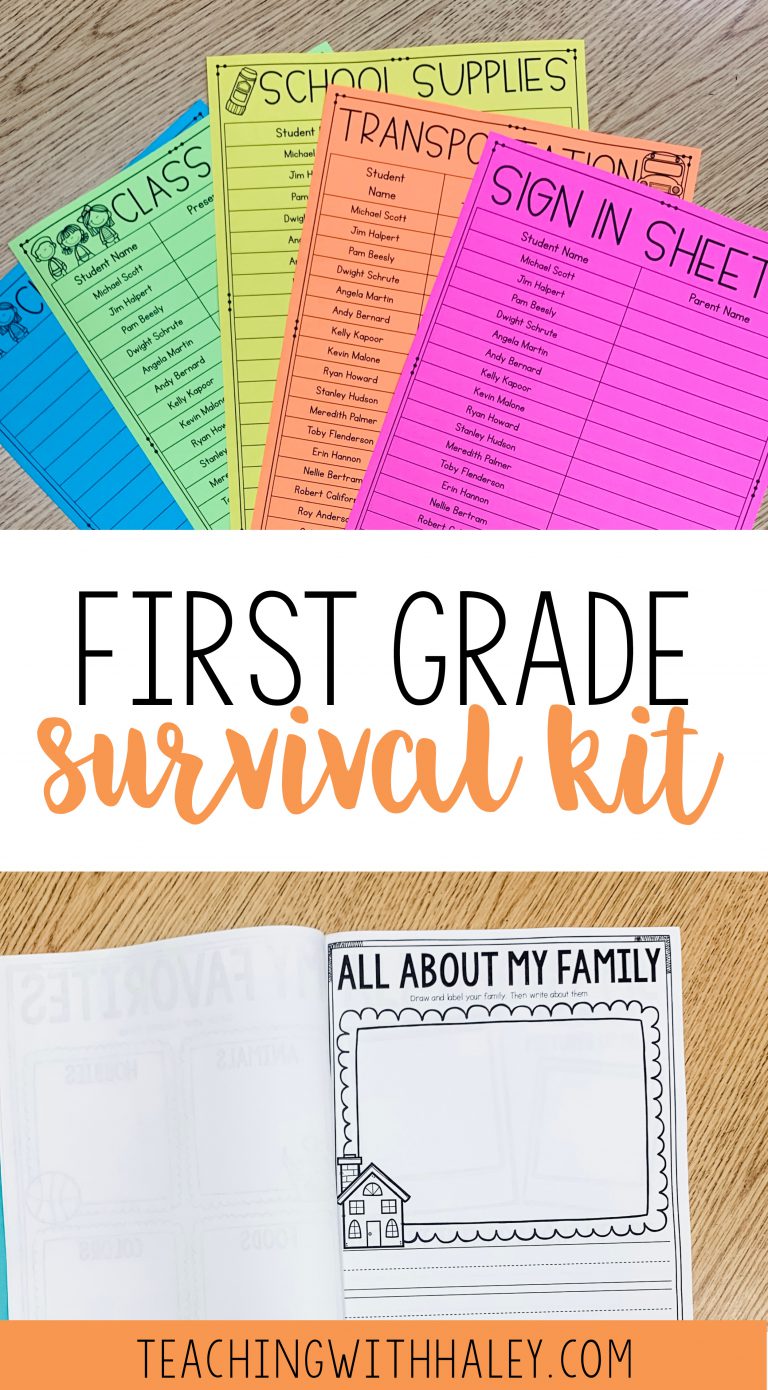 The First Week in First Grade | Teaching With Haley O'Connor