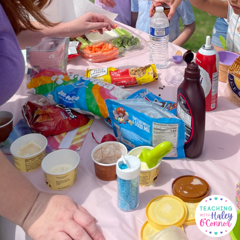 End of the Year Ice Cream Party | Teaching With Haley O'Connor